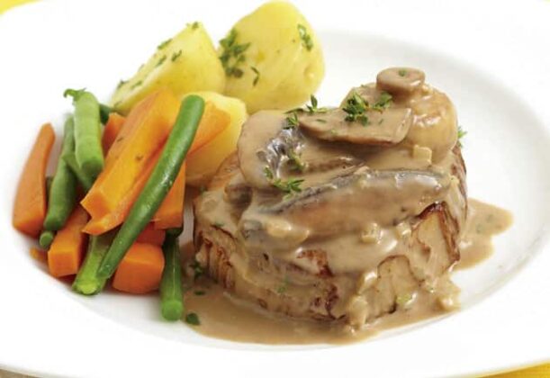 Steak aux champignons de Paris léger - Recettes légères - Plat et Recette