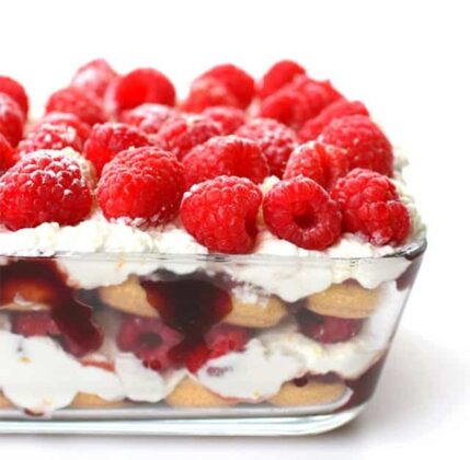 Tiramisu aux fruits rouges - Plat et recette - recette Weight Watchers