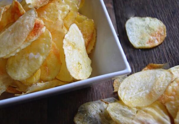 Chips Légères au Micro-Ondes - Plat et Recette - Pour le régime