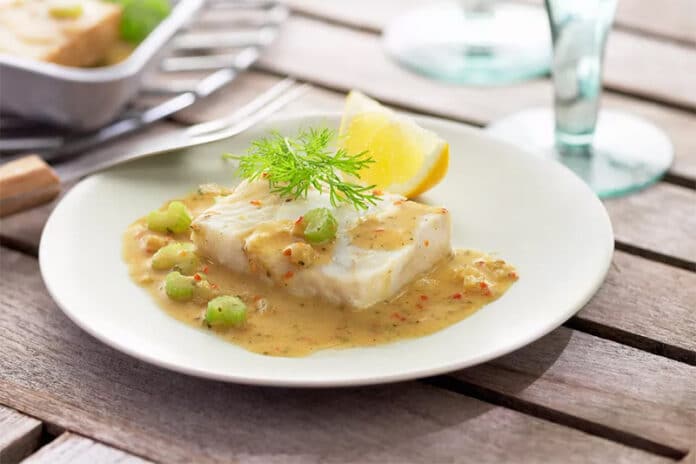 Filets de cabillaud à la sauce moutarde - Recettes légères