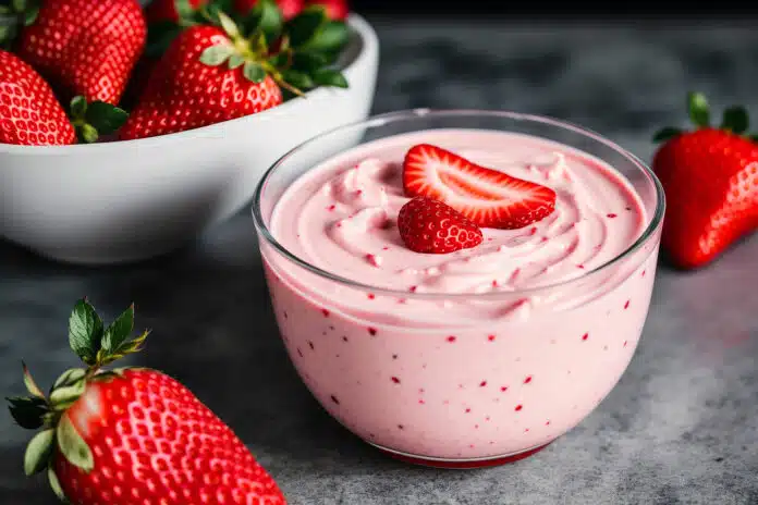 Mousse de fraise : Des fruits et de la crème pour un dessert simple et ...